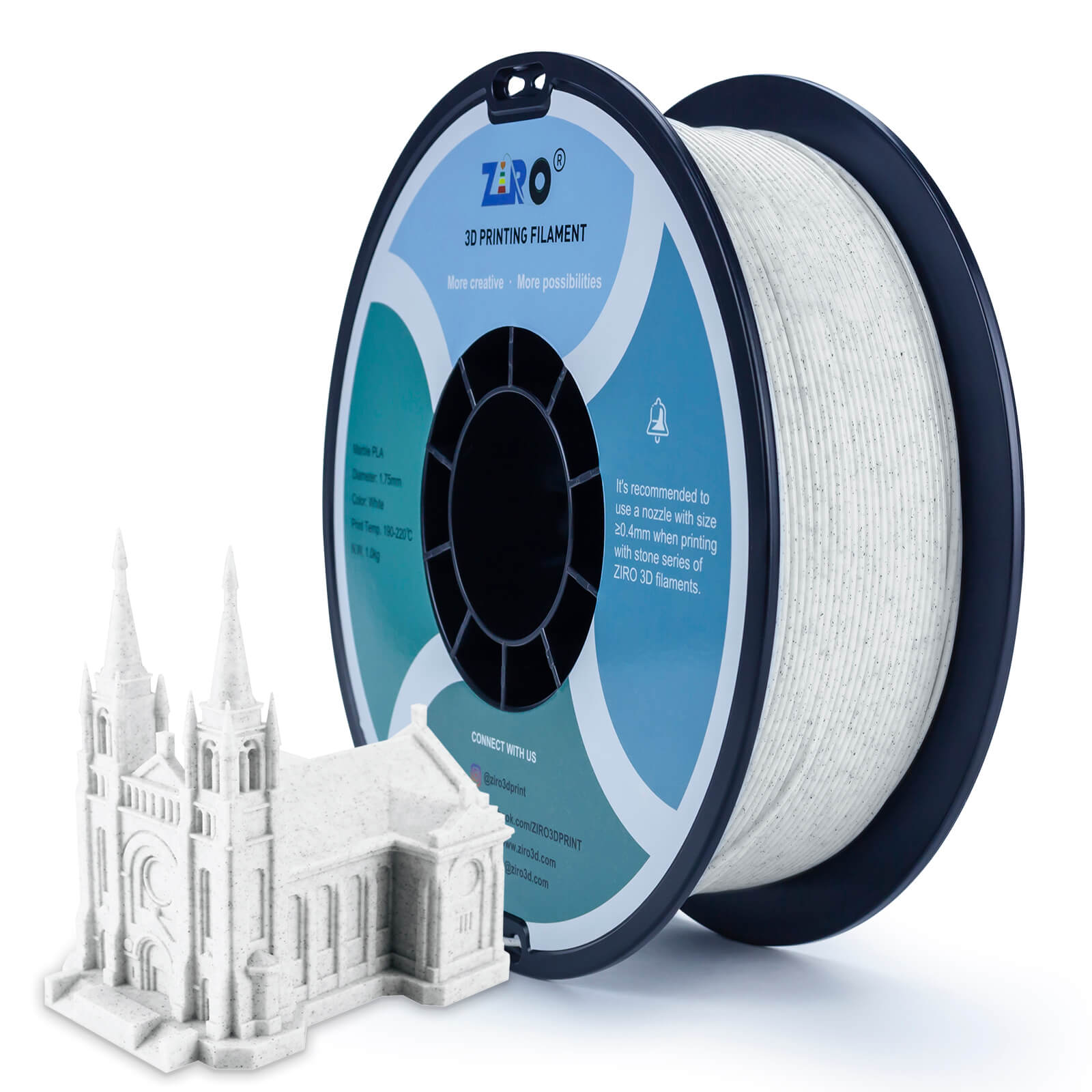 Marble PLA – ZIRO 3D