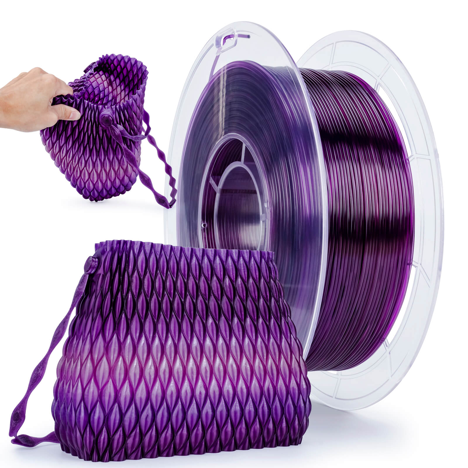 ZIRO Shore 95A Hardness TPU Filament 1.75mm, Flex Amethyst – ZIRO 3D