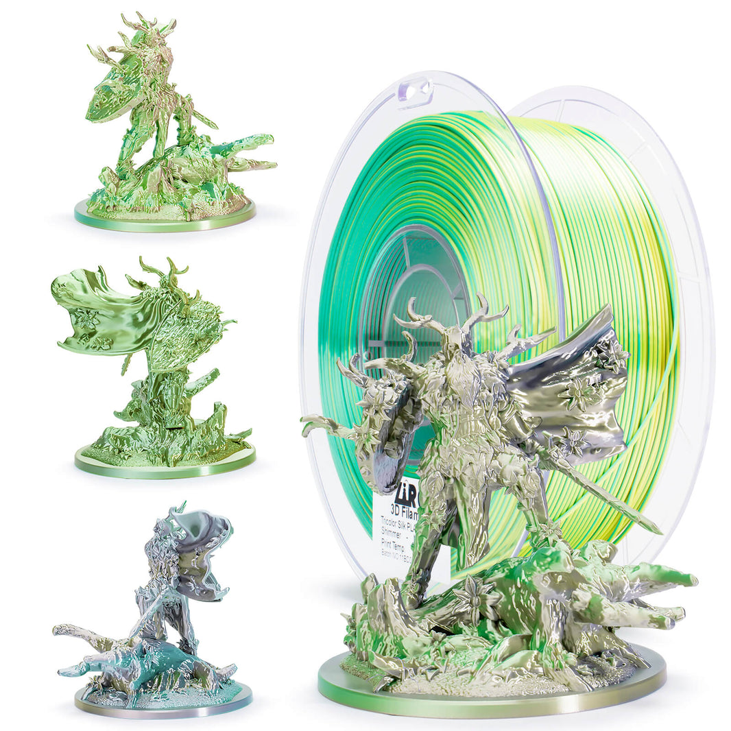 Tri-color Silk PLA – ZIRO 3D